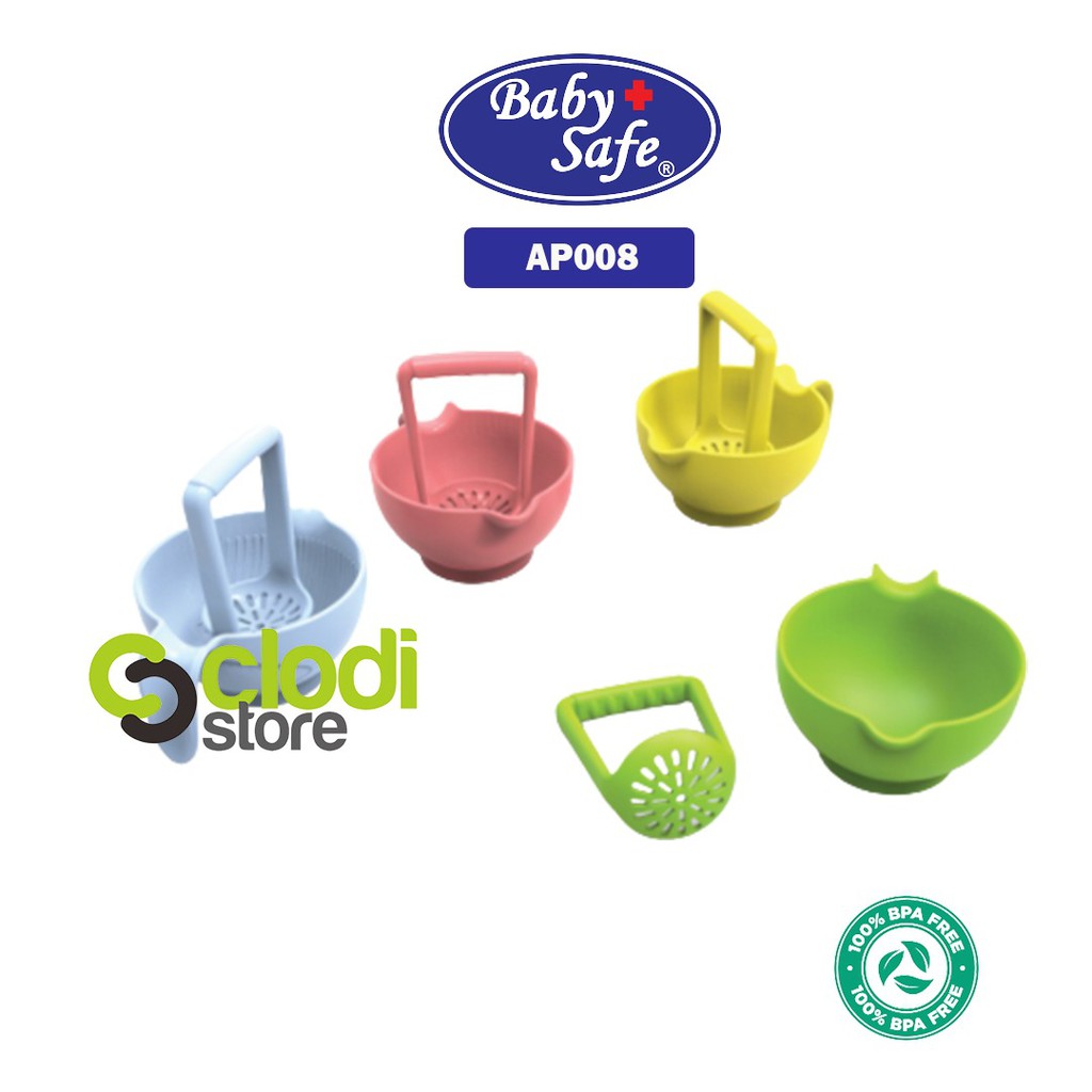 Jual Baby Safe Food Masher Bowl Grinding Bowl Baby Food Maker AP008 ...