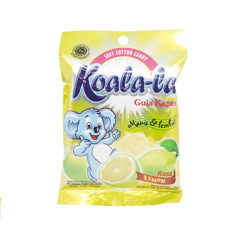 Jual Permen Koala-La Kapas Soft Cotton Candy - Netto 10 gr Permen Kapas ...