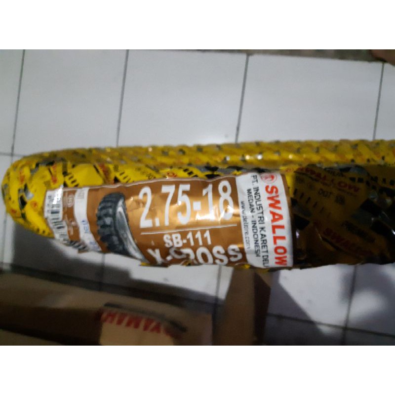 Jual Ban Cross Swallow 275-18 Type X Cross | Shopee Indonesia