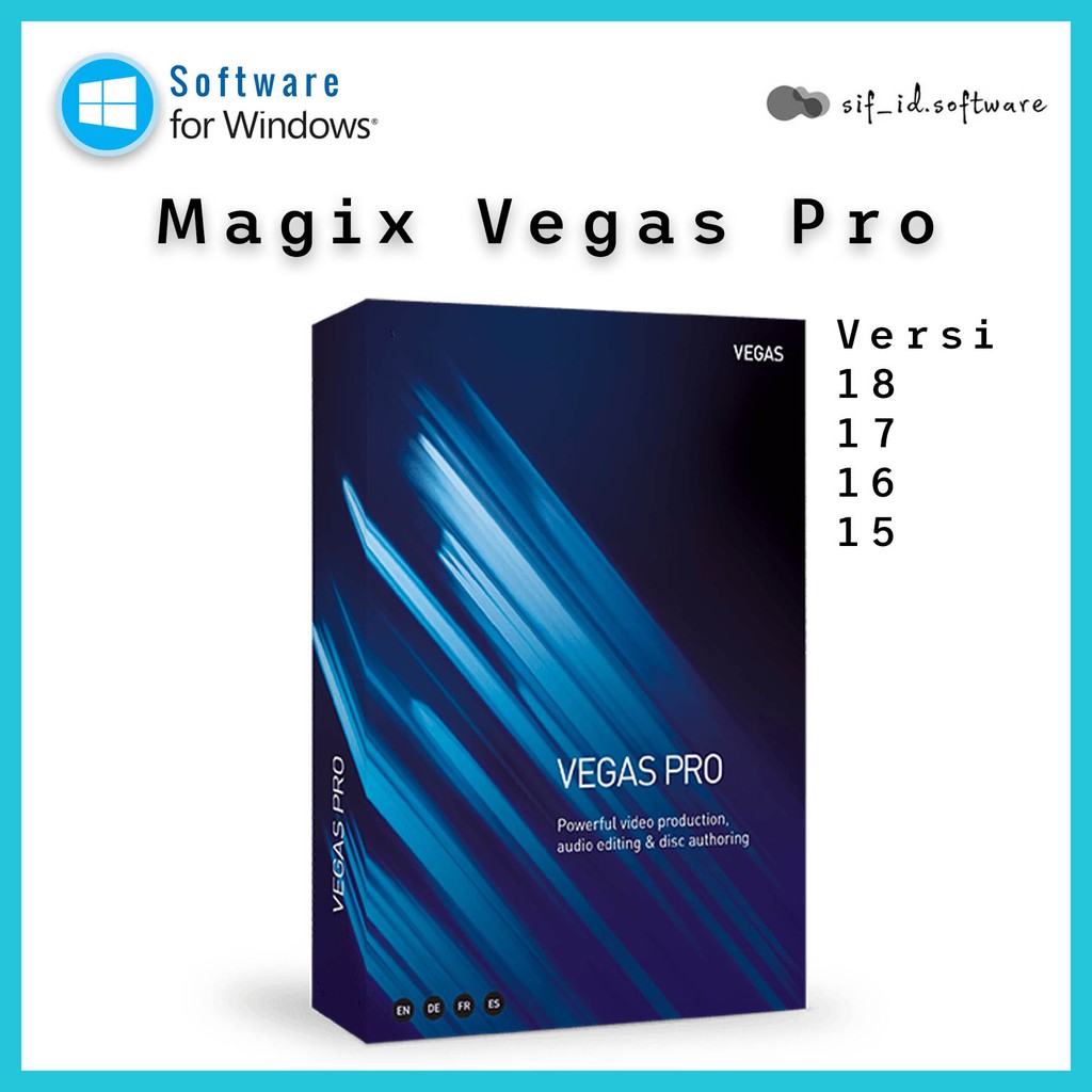 Jual Magix Vegas Pro 18 - 17 - 16 -15 Full Version 64 bit | Shopee ...