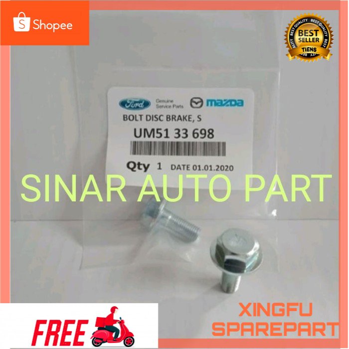 Jual PART BAUT PIN CALIPER BOLT PIN DISC BRAKE FORD RANGER L200 TRITON PAJERO | Shopee Indonesia