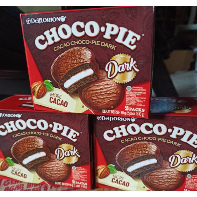 Jual Delfi Choco pie cacao 60 g (isi 2 packs) | Shopee Indonesia