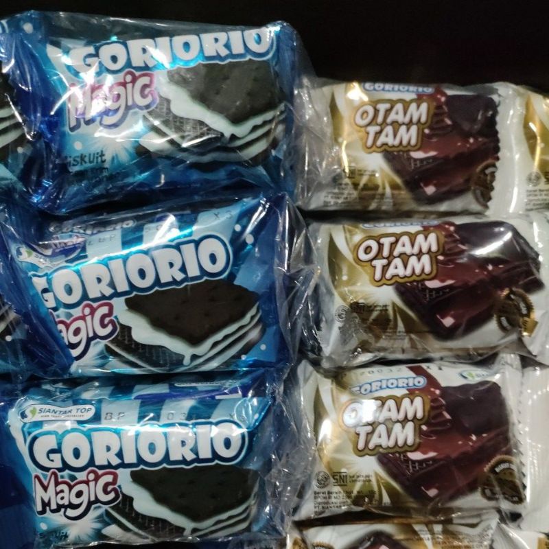 Jual goriorio biskuit magic otam tam renteng | Shopee Indonesia