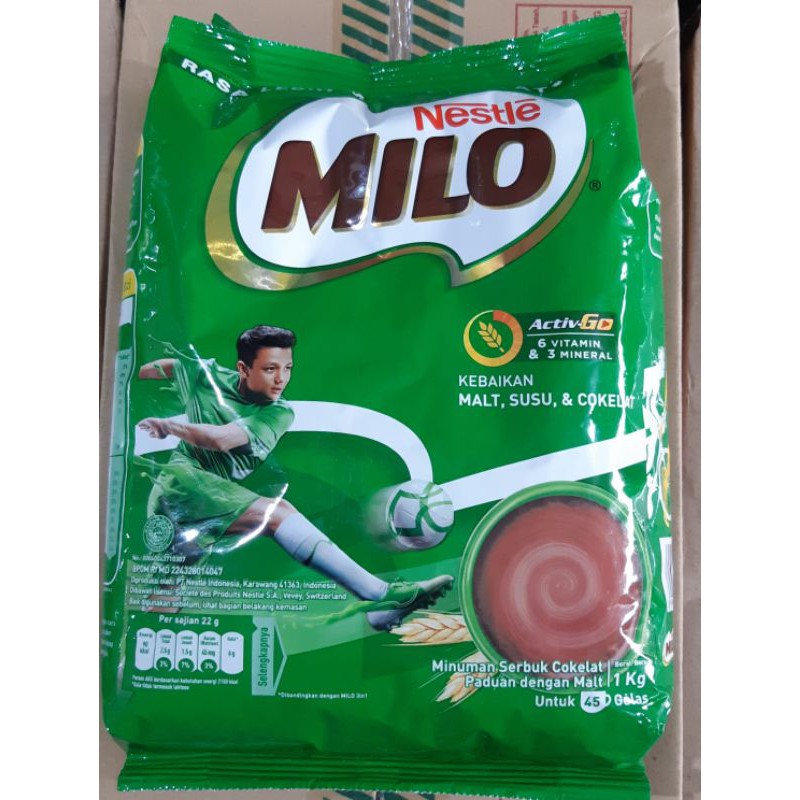 Jual Milo Activ Go 1kg | Shopee Indonesia