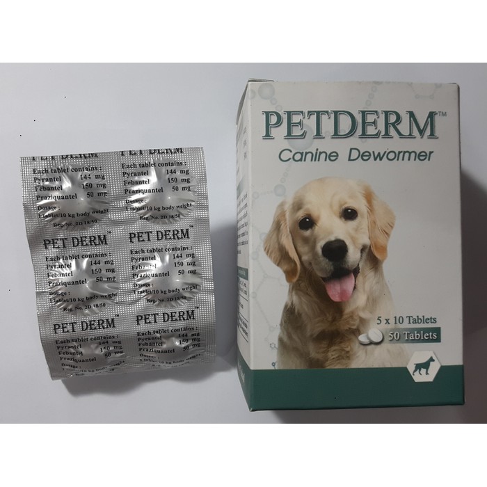 Jual Pet Derm ( Obat Cacing) (anjing) | Shopee Indonesia
