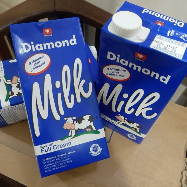 Jual UHT Diamond Full Cream 1L | Shopee Indonesia