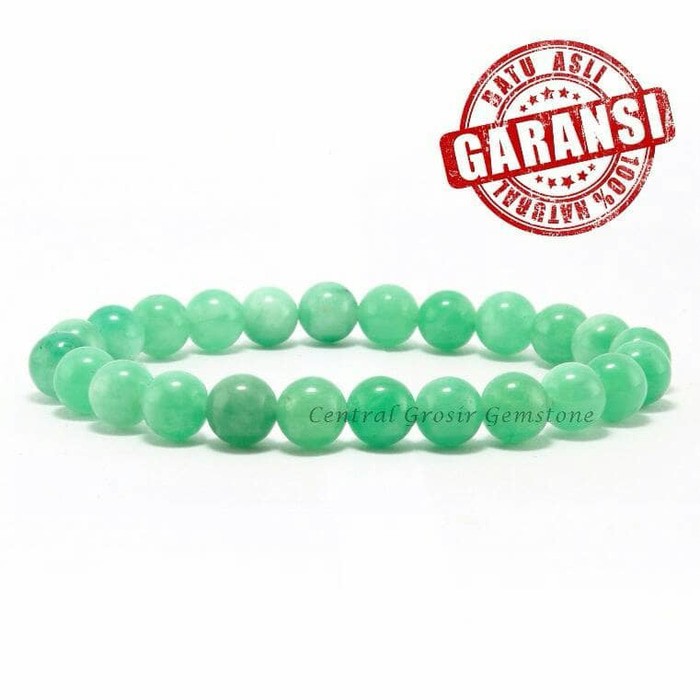 Jual GELANG BATU NATURAL JADE GIOK MYANMAR ORIGINAL STONE BRACELET ...