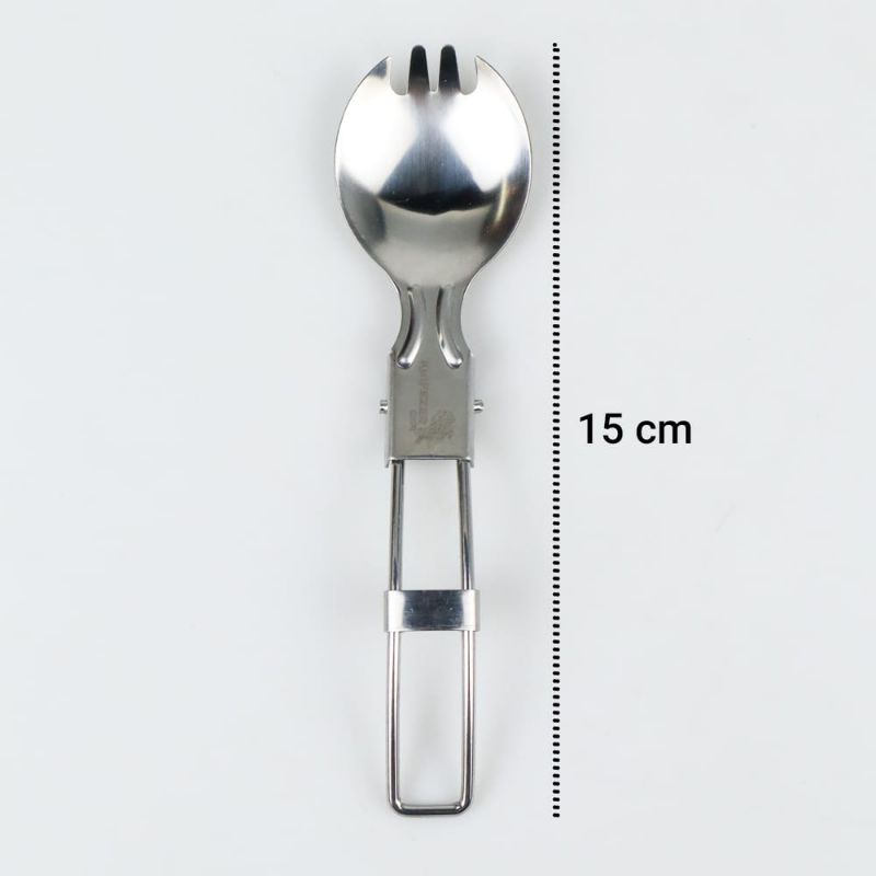 Jual KNIFEZER Foldable Spoon Fork Sendok Garpu Lipat Stainless Steel ...