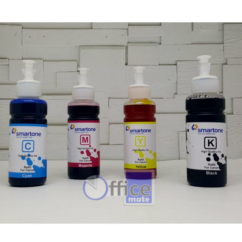 Jual HIGH QUALITY TINTA REFILL Printer CANON dye ink 100 ML CMYK ...