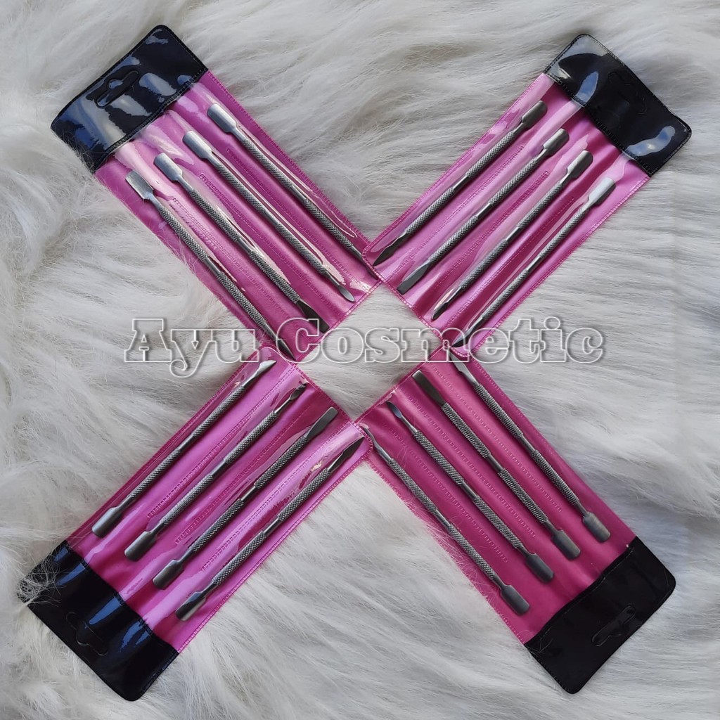 Jual 4 pcs (1set) Cuticle pusher / sodokan / dorongan kutikel | Shopee ...