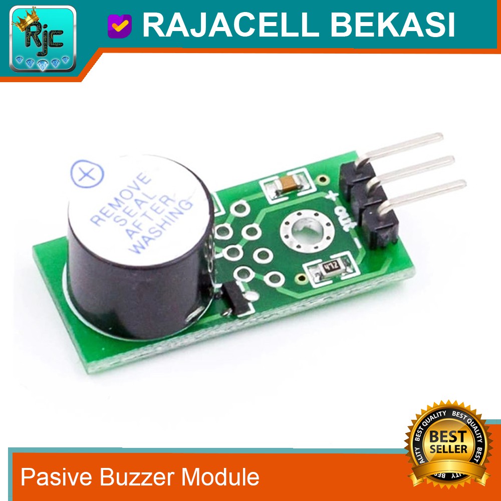 Jual Module Active Buzzer + driver Low Active Green Buzer 3.3v 5v ...