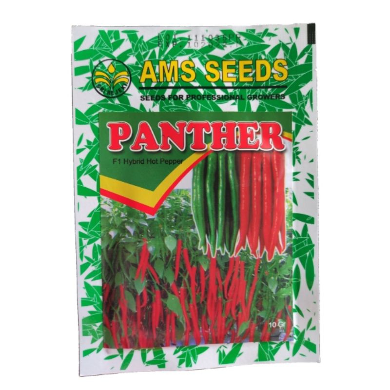 Jual AMS Seeds Panther F1 Hybrid Hot Pepper - benih cabe - 10 gram ...