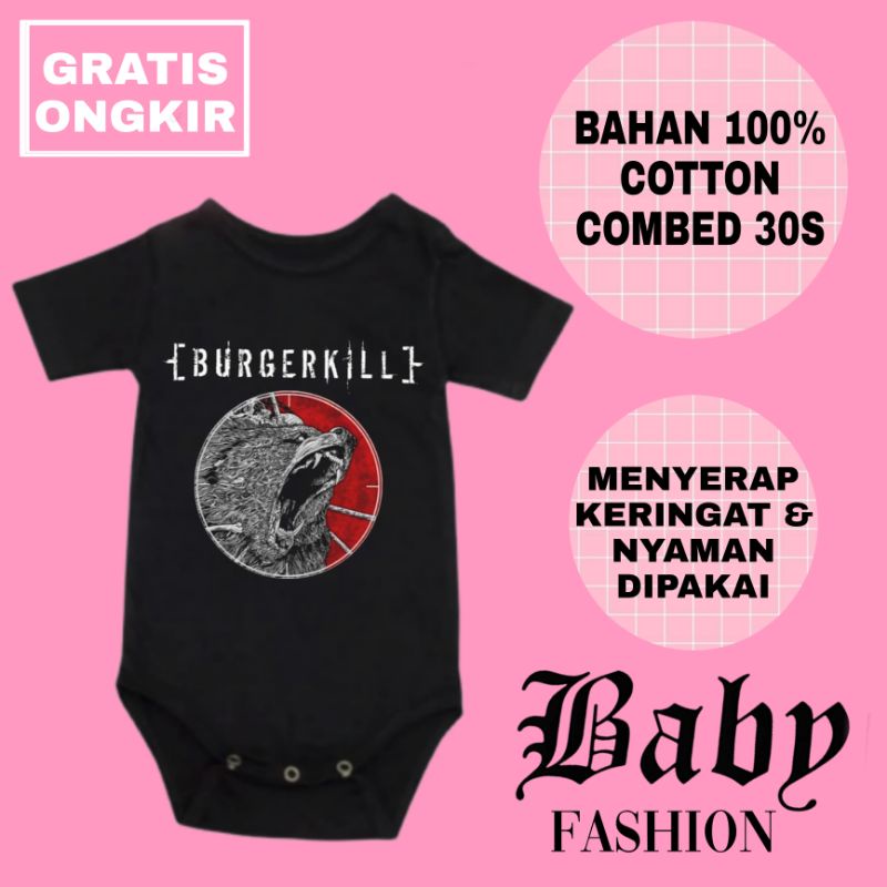 Jual Baby Jumper BURGERKILL Adamantine Band Metal - Jumpsuit Bodysuit ...