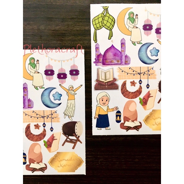 Jual sticker set ramadan sticker ramadhan vibes merchandise muslim ...