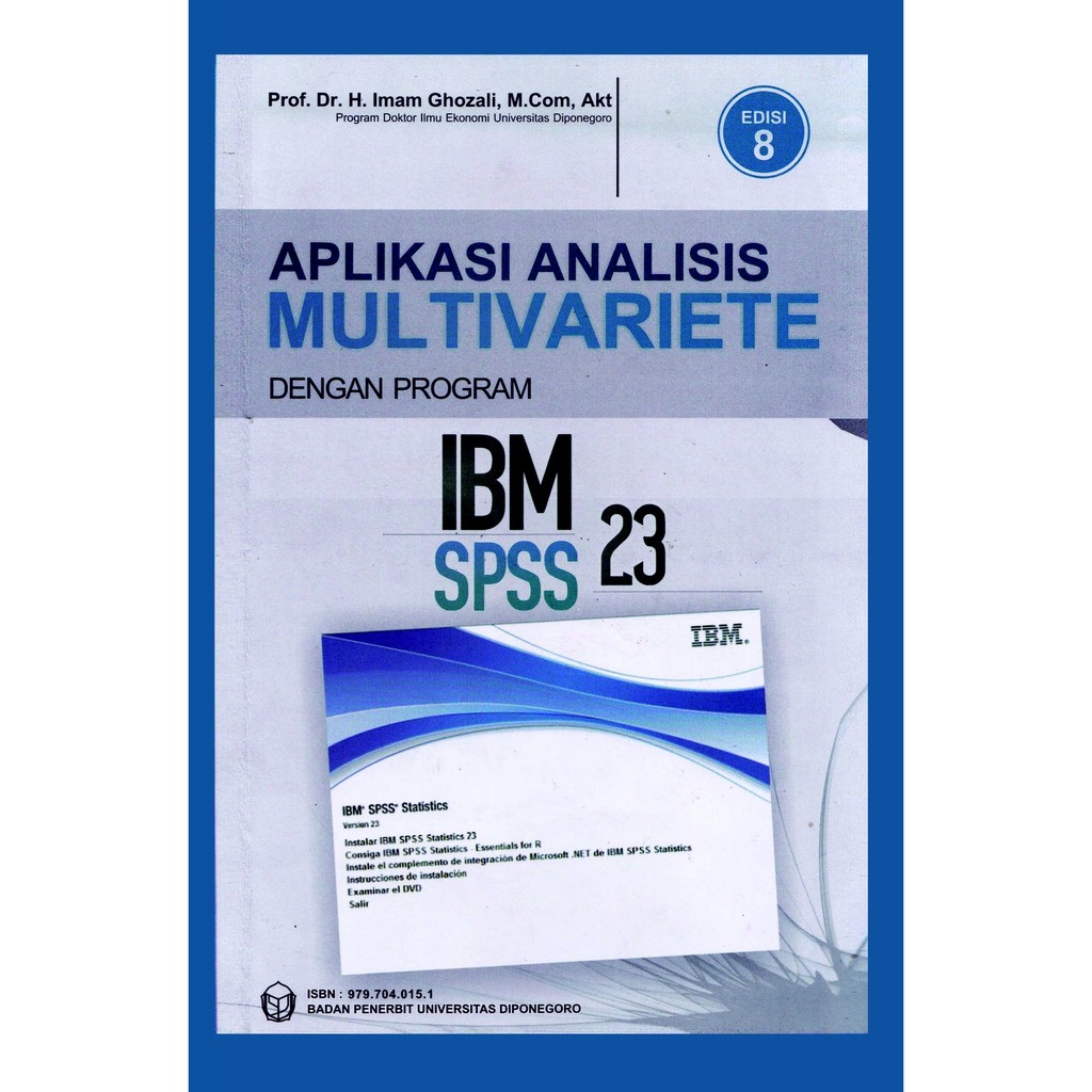 Jual BUKU 05 _ Aplikasi Analisis Multivariete Dengan Program Ibm Spss 23 | Shopee Indonesia