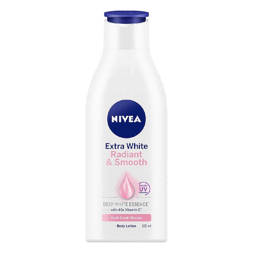 Jual NIVEA Extra White Radiant & Smooth Body Lotion 100mL | Shopee ...