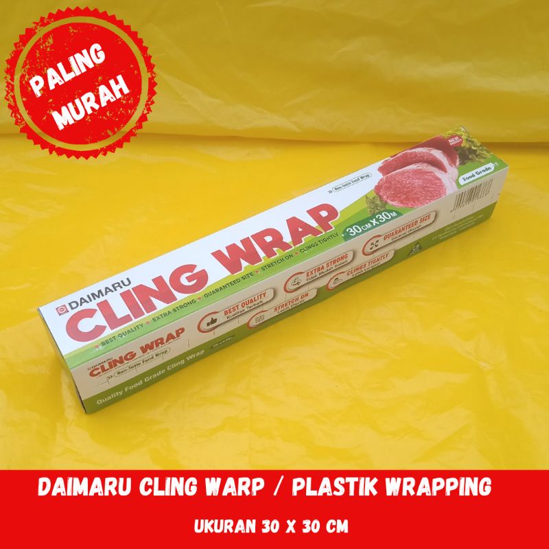 Jual daimaru plastik cling warp food wrapping pembungkus makanan 30 cm ...