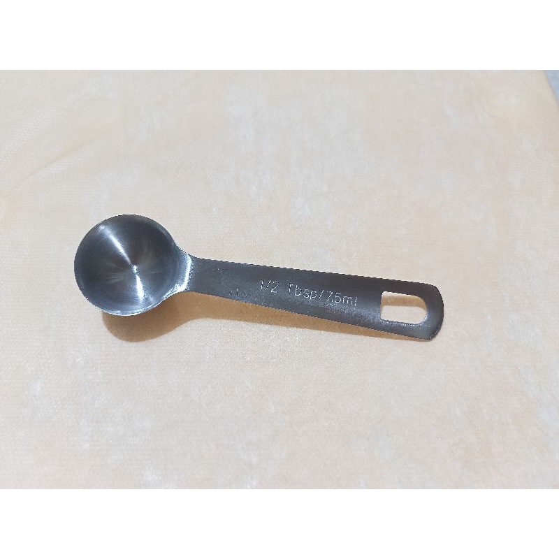 Jual Sendok Takar Stainless 7,5ml / Sendok Takar Stainless 1/2 Sendok ...