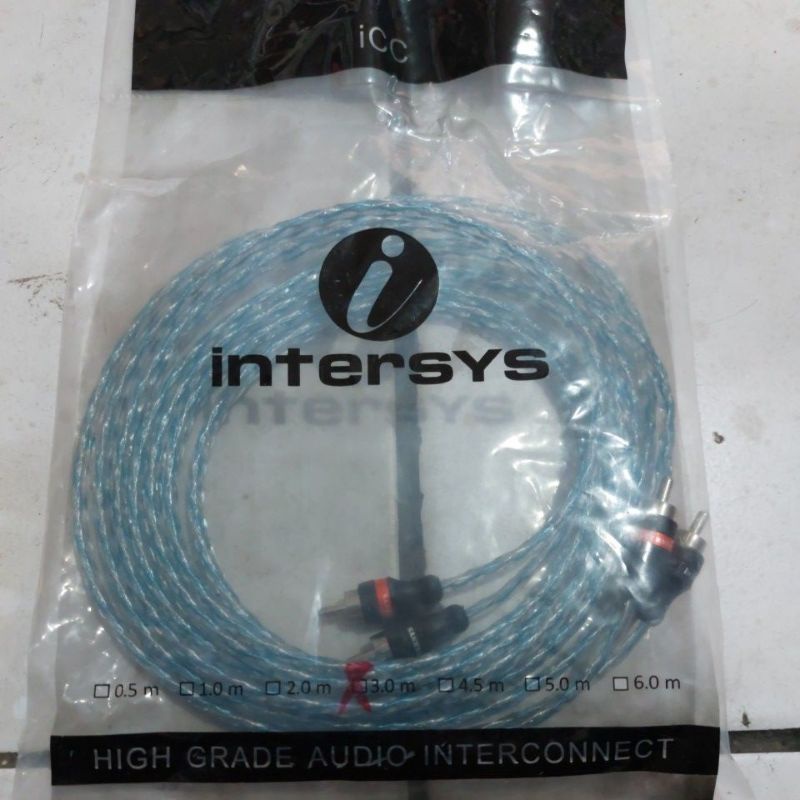 Jual kabel RCA kabel audio mobil 3 meter intersys high puality | Shopee ...