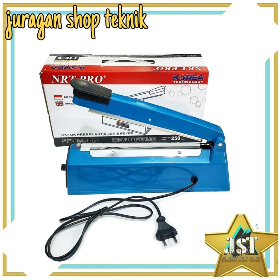 Jual NRT-PRO Impulse Sealer 20 cm BESI - Alat Mesin Pres Plastik ...