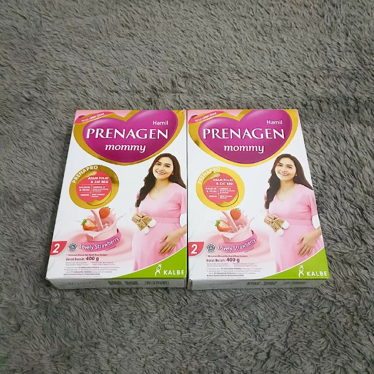 Jual PRENAGEN Minuman Khusus Ibu Hamil Lovely Strawberry Box 400gr | Shopee Indonesia