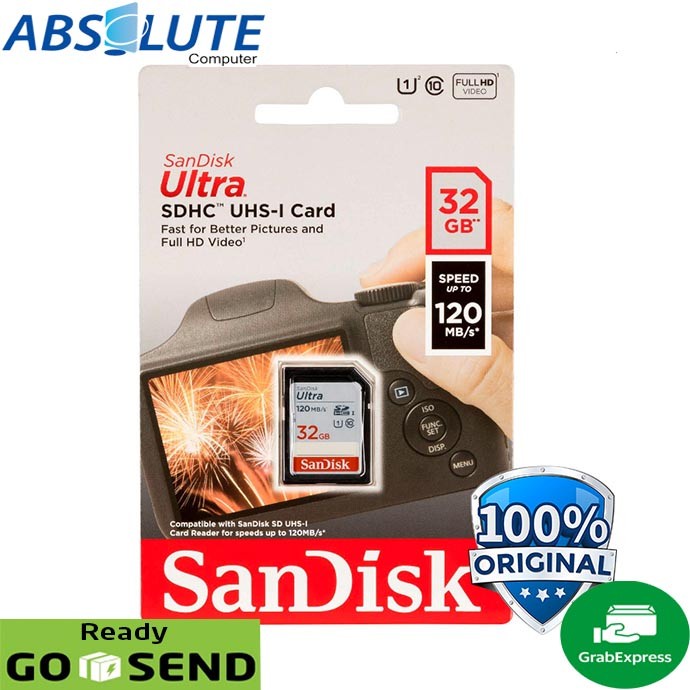 Jual Sandisk 32GB 100MB/s SD Card Original 100% SDCard 32 GB | Shopee ...