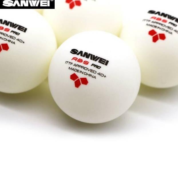 Jual Baru Bola Pingpong Tenis Meja SANWEI 40+ Gold PRO 3 star ABS seamed | Shopee Indonesia
