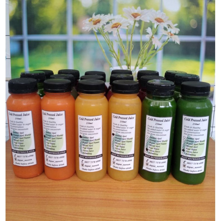 Jual Cold Pressed Juice Jus buah sayur murni pelancar pencernaan ...