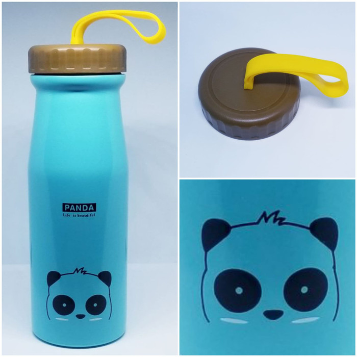 Jual Botol minuman Sport Sekolah Stainless Bottle 500 ml toska Tahan ...