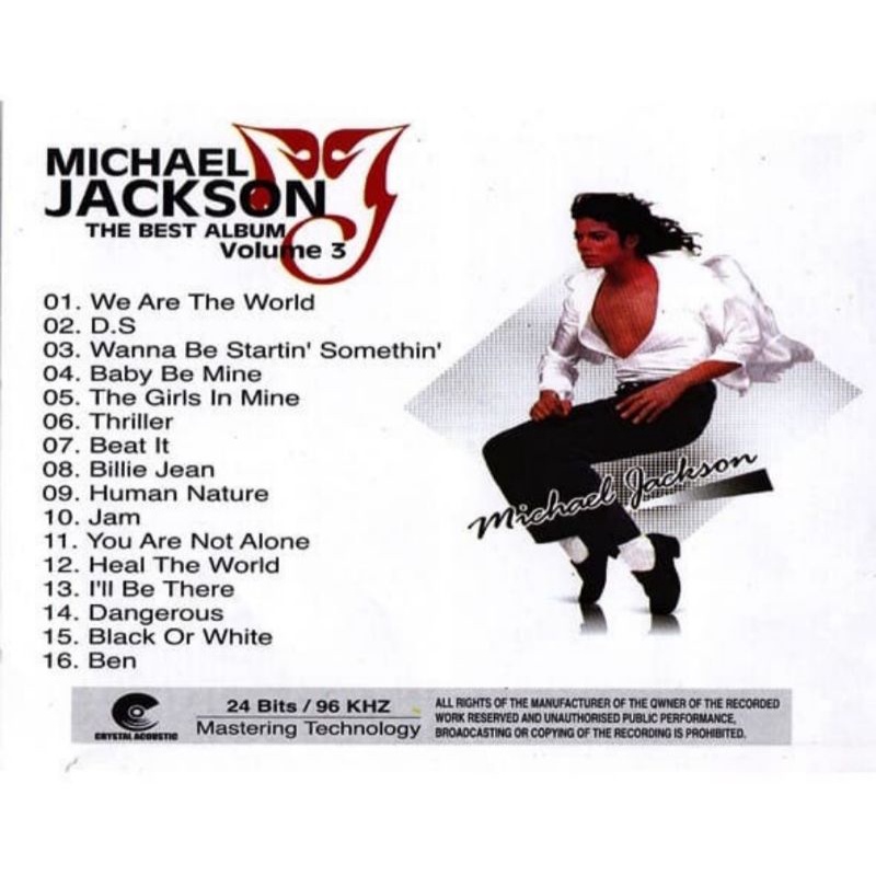 Jual CD Music michael jakson the best album vol.3 | Shopee Indonesia