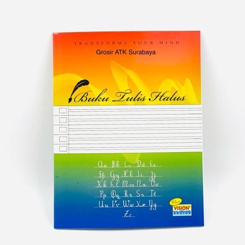 Jual Buku Tulis Halus Vision 38 Lembar 1 Pack [A5] / Buku Tulis Latin ...