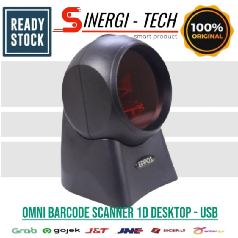Jual OMNI BARCODE SCANNER 1D EP2000MT LASER JARING | DESKTOP - USB ...