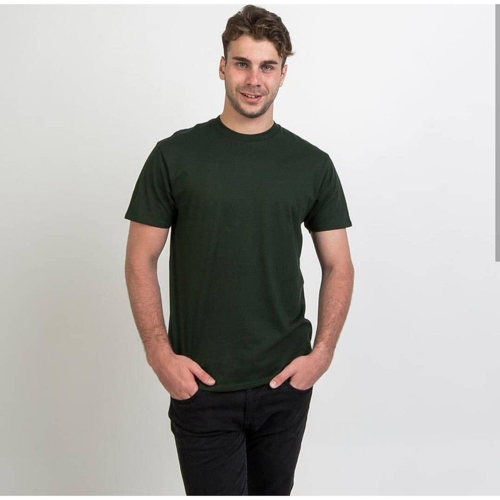 Jual Kaos Polos NSA New States Apparel Forest Green | Shopee Indonesia