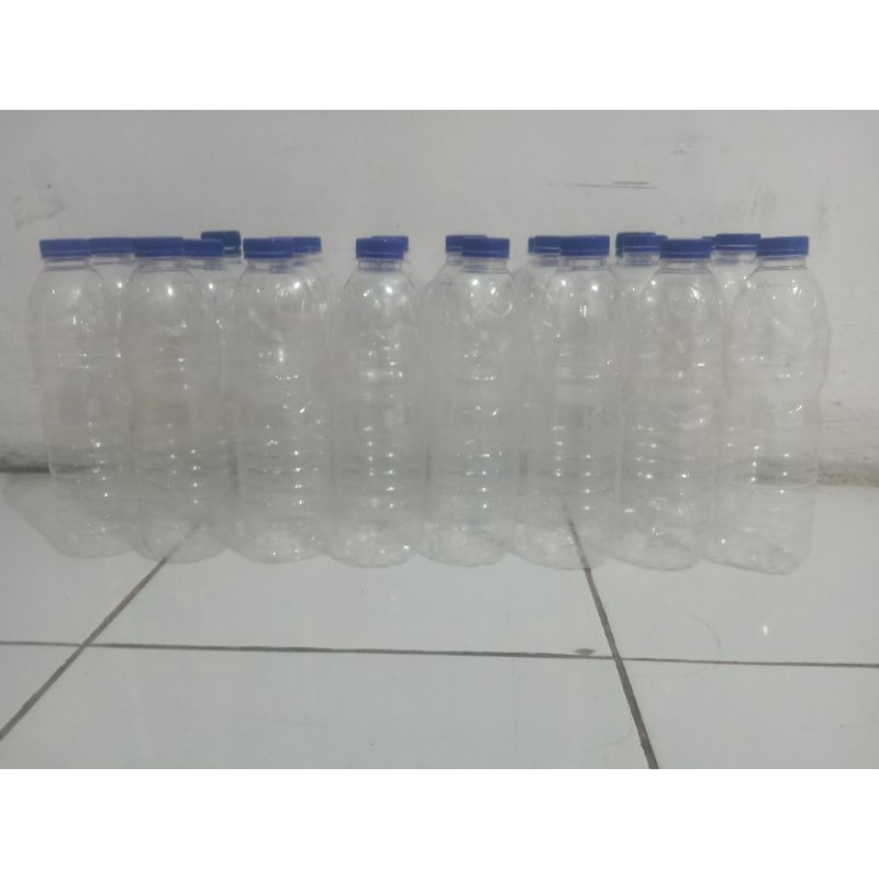 Jual Botol bekas Aqua&Sanqua/ Le Mineral uk 600ML siap pakai | Shopee ...