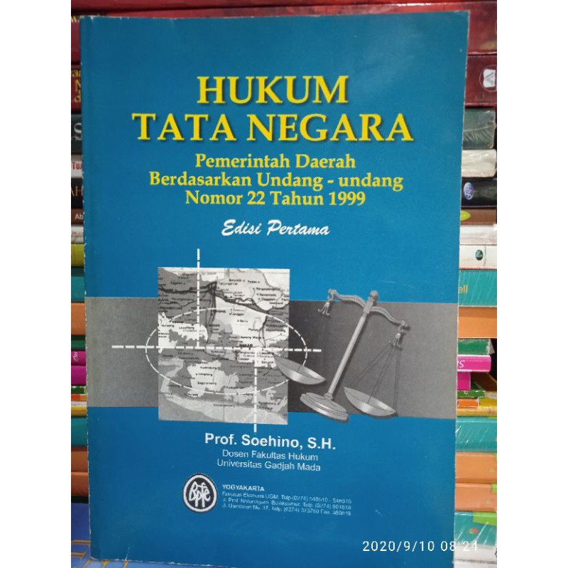 Jual Buku Hukum Tata Negara Soehino Shopee Indonesia 