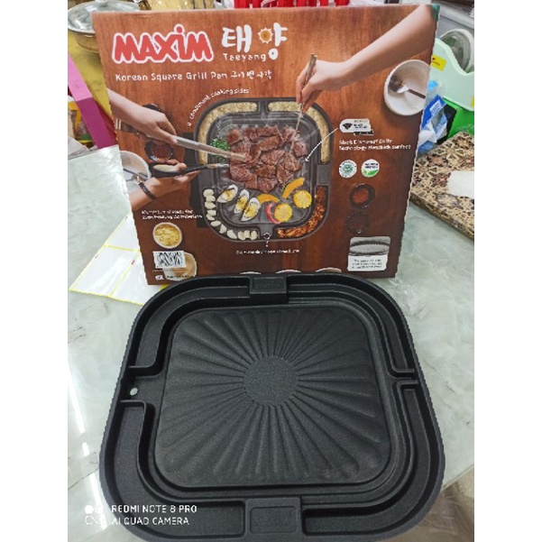 Jual MAXIM KOREAN SQUARE GRILL PAN | Shopee Indonesia