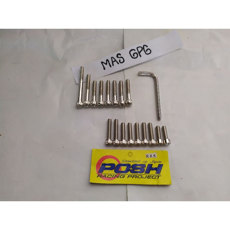 Jual Baut Blok Bak Mesin Kanan Kiri RX King | Shopee Indonesia