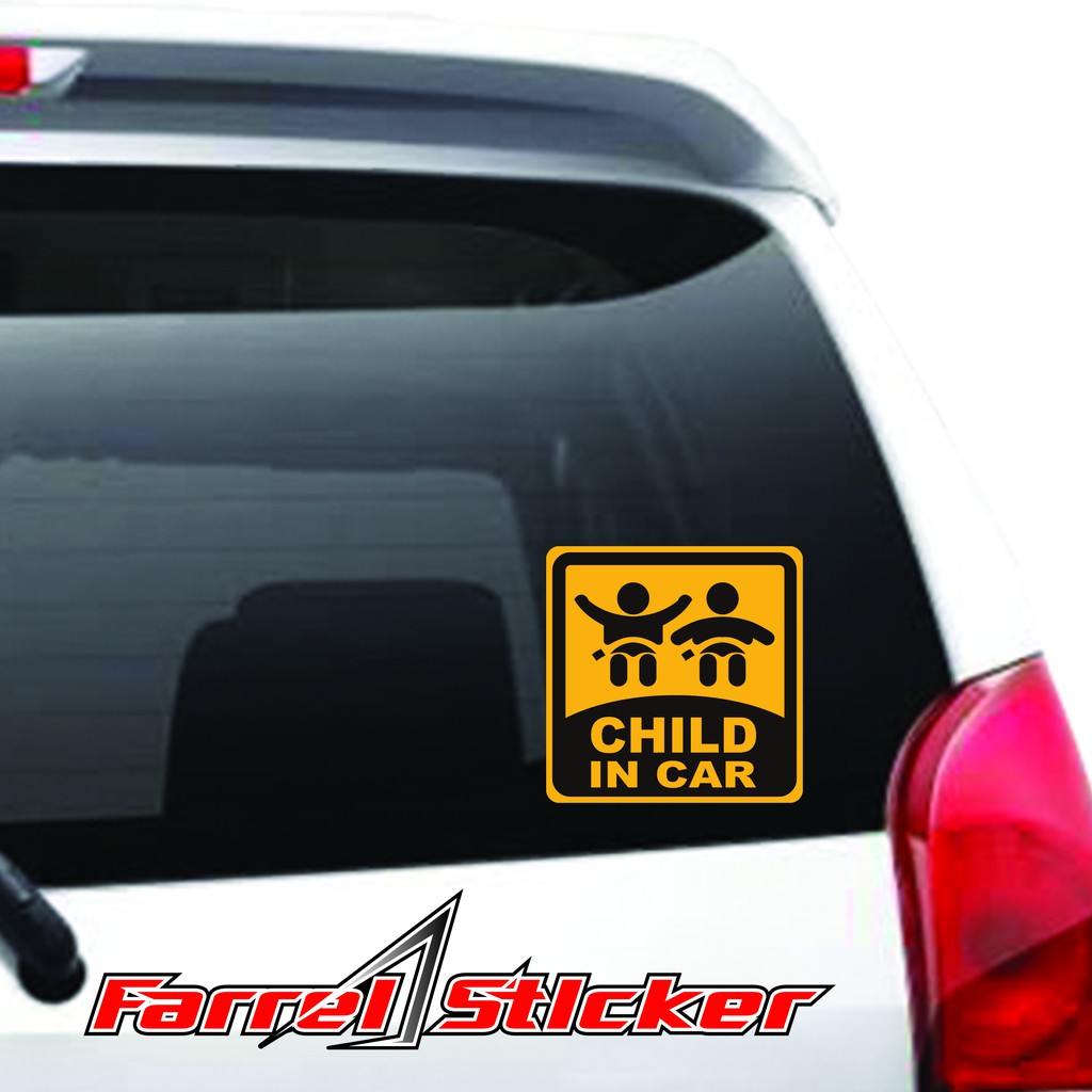 Jual stiker anak sticker child in car besar | Shopee Indonesia