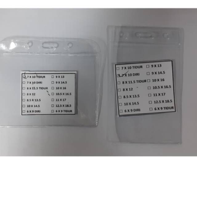 Jual Plastik Panitia ID card 7cm X 10CM ( Isi 100 Pcs ) | Shopee Indonesia