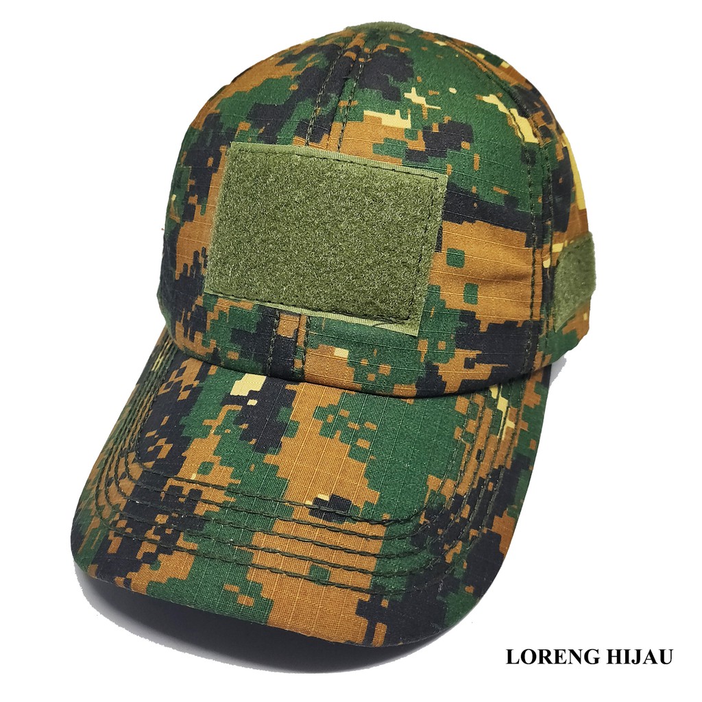 Jual Topi taktikal tactical pria dewasa velcrow komando loreng militer ...