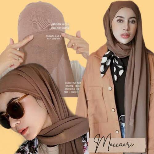 Jual PASHMINA INNER/ PASMINA 2 IN 1/ PASHMINA INNER PREMIUM/ KRUDUNG ...