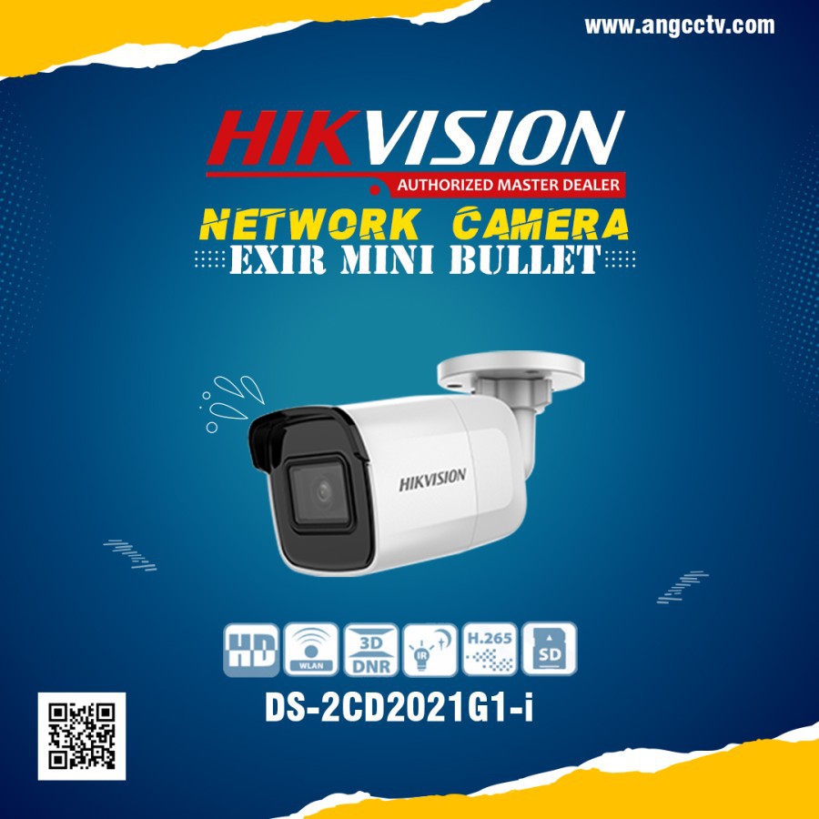 Jual IP CAMERA HIKVISION 2MP DS-2CD2021G1-I OUTDOOR BULLET CAM | Shopee ...