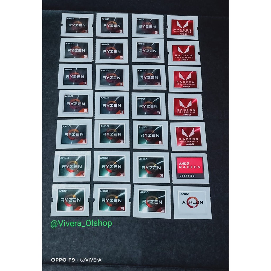 Jual Stiker Processor AMD Ryzen ORIGINAL | Shopee Indonesia