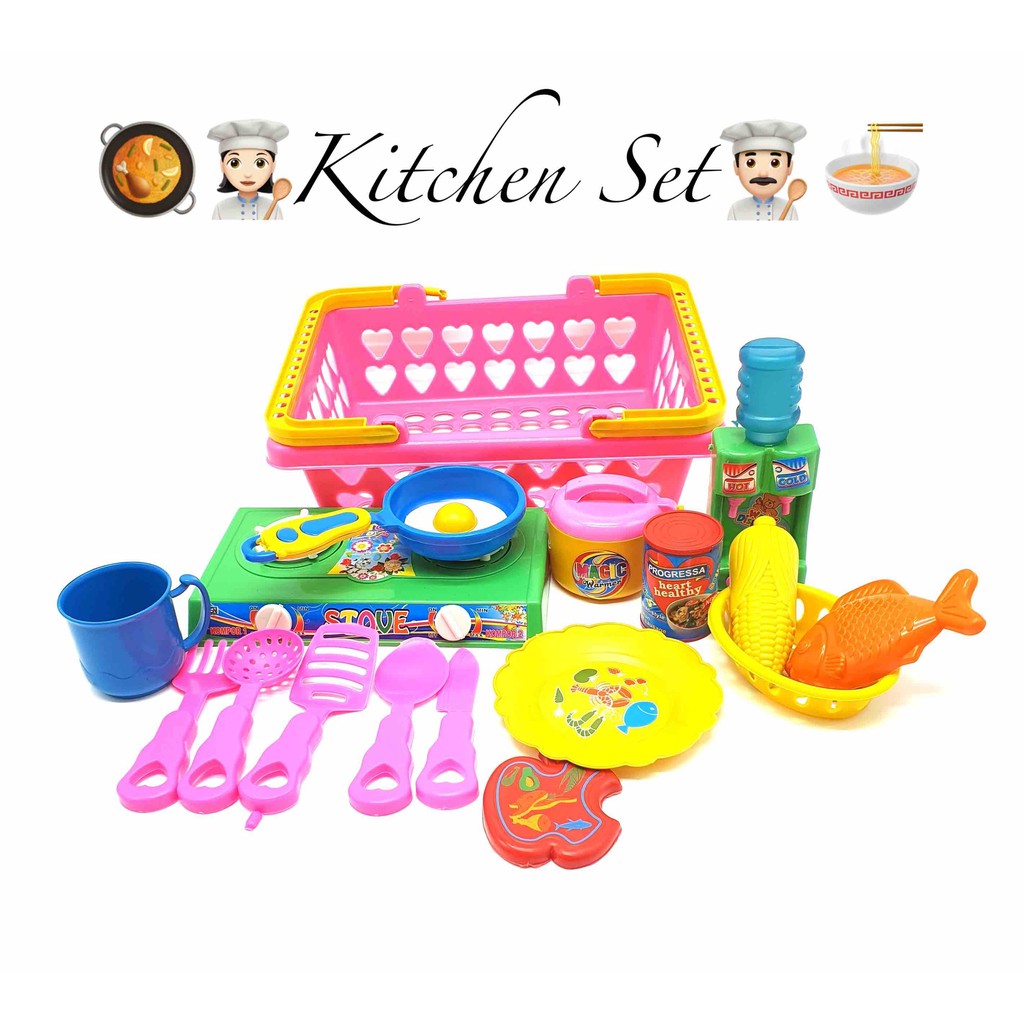 Jual Toko Mainan ALFA Kitchen Set Masak Masakan Keranjang BESAR WJS011 ...
