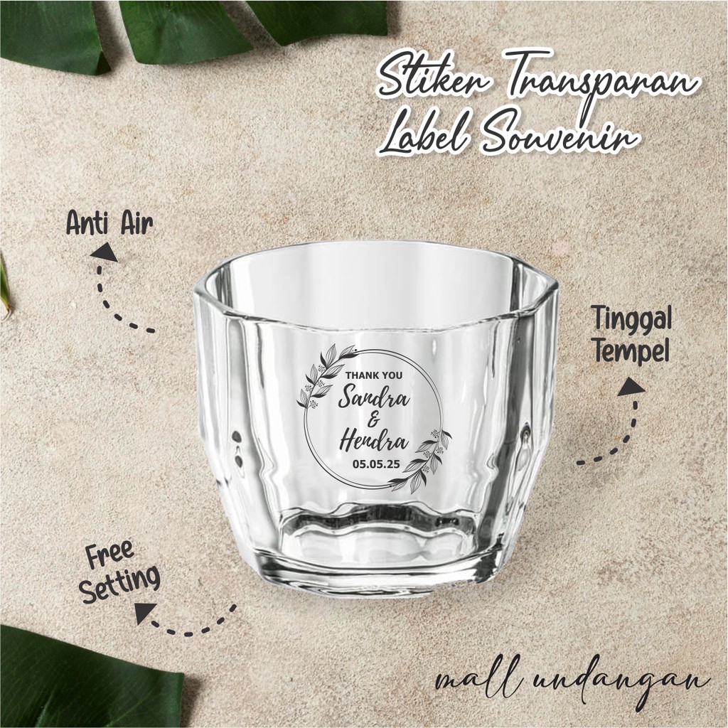 Jual STIKER LABEL NAMA SOUVENIR - STICKER SOUVENIR TRANSPARAN ...