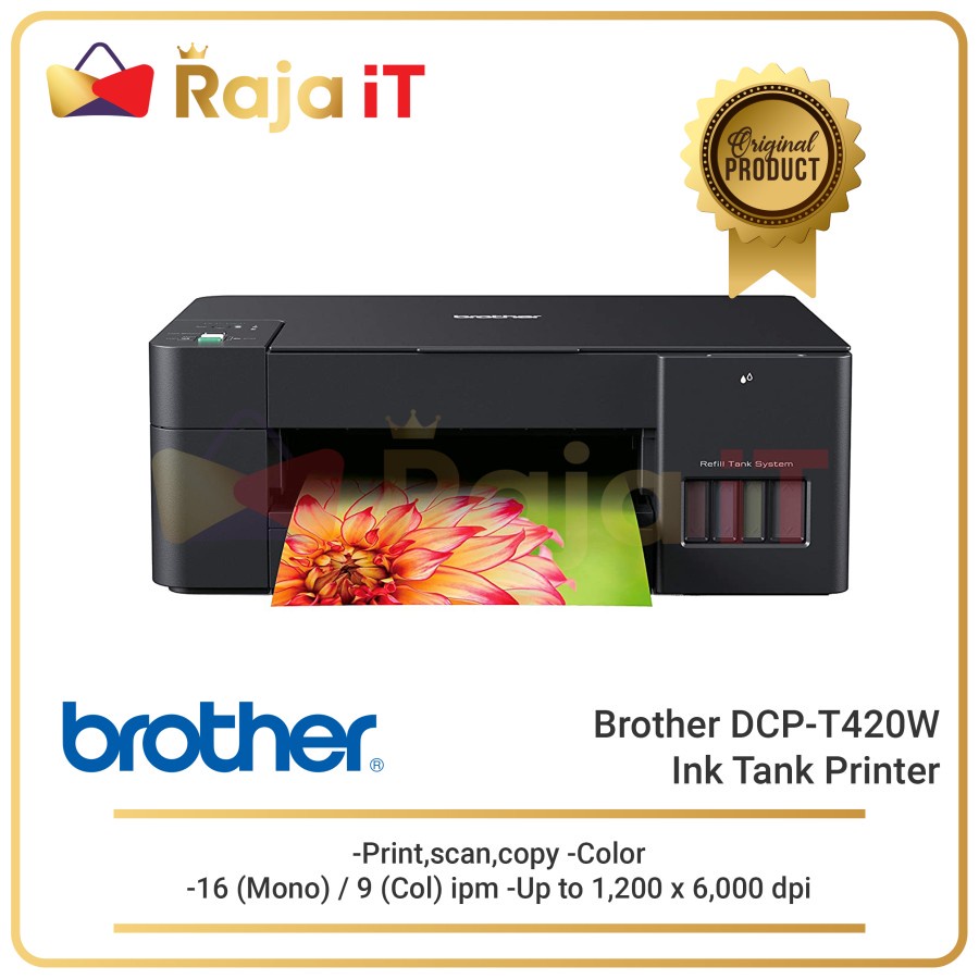Jual BROTHER Printer DCP-T420W Refill Tank Printer | Shopee Indonesia