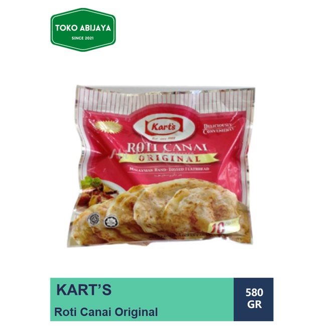 Jual Roti Canai Original Karts berat 580 gram | Shopee Indonesia