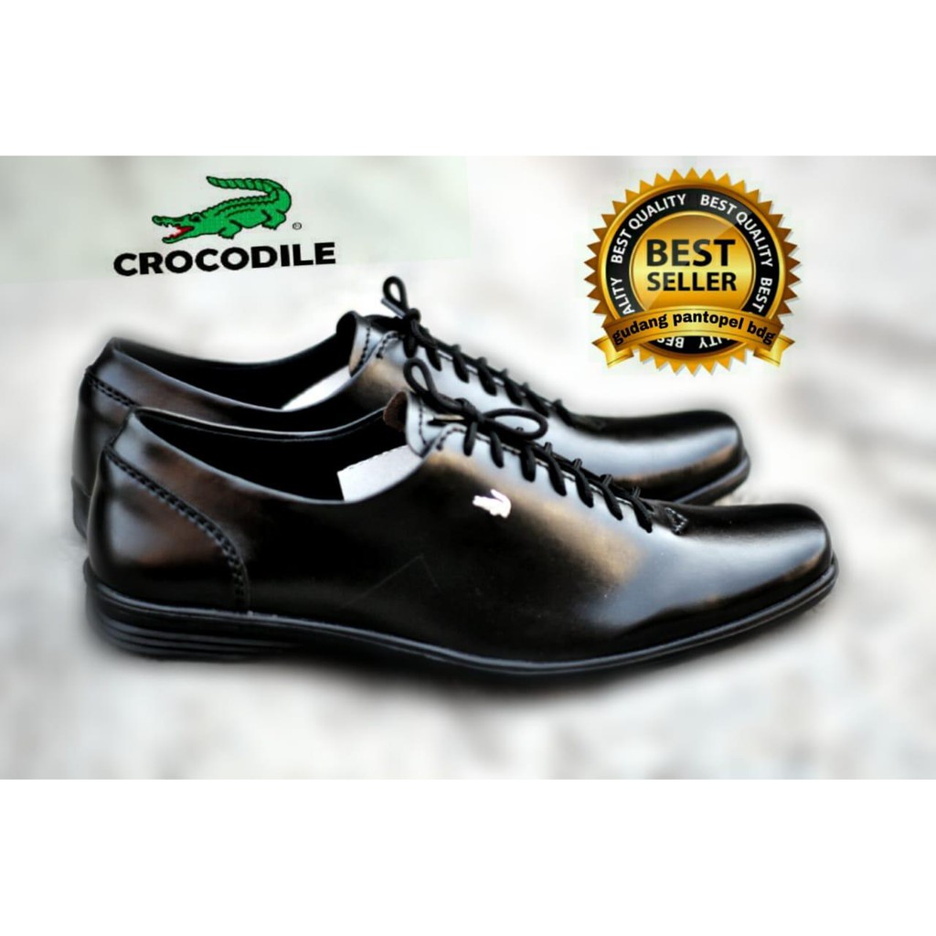Jual Sepatu kantor Pantofel Crocodile kulit Swedian asli pria dinas ...
