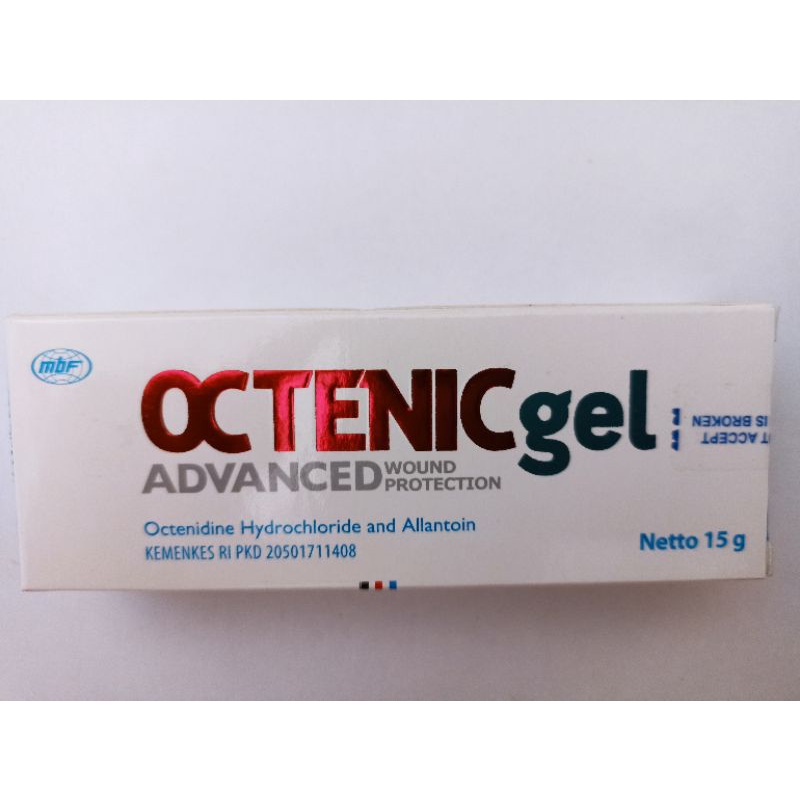 Jual OCTENIC GEL untuk pertolongan pada luka atau teriritasi 15 gram ...