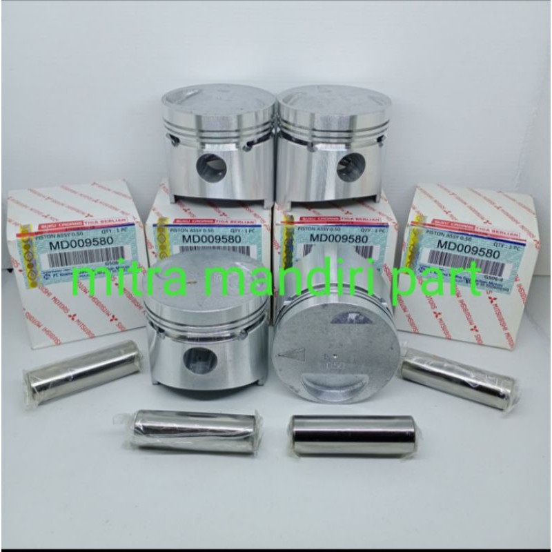 Jual PISTON ASSY MITSUBISHI L300 BENSIN LAMA OLD 4G33 STD | Shopee ...